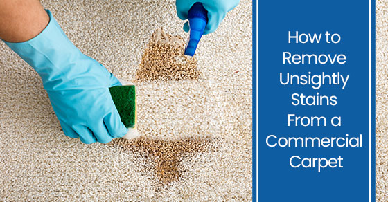 How to Remove Unsightly Stains From a Commercial Carpet | RBC Clean